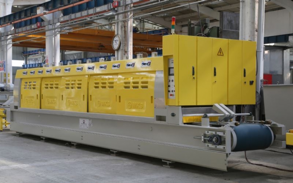 OMCM AUTOMATIC MARBLE CALIBRATING AND POLISHING MACHINES