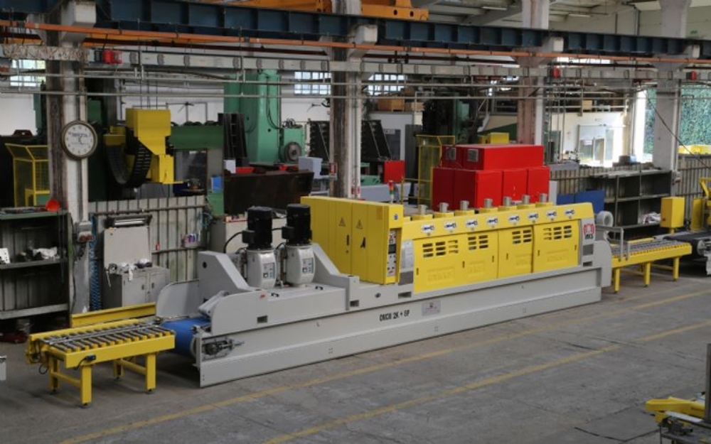 OMCM AUTOMATIC MARBLE CALIBRATING AND POLISHING MACHINES