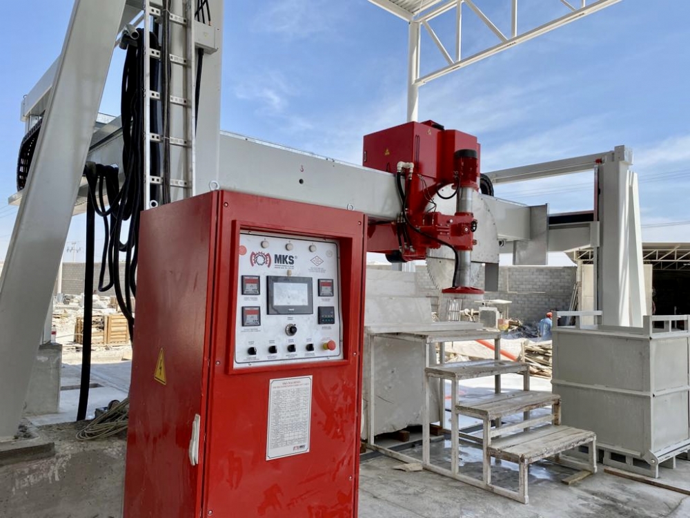 Block Cutter ST 1800 | MKS Machinery Marble Granite Travertine Cutting ...