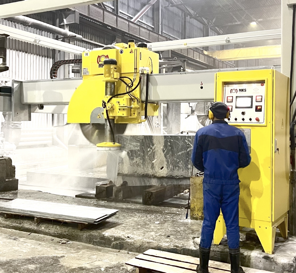 Block Cutter ST 1800 | MKS Machinery Marble Granite Travertine Cutting ...