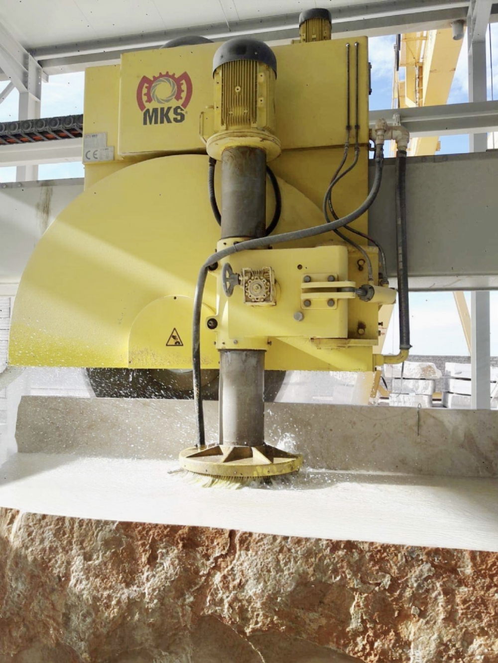 Block Cutter ST 1800 | MKS Machinery Marble Granite Travertine Cutting ...