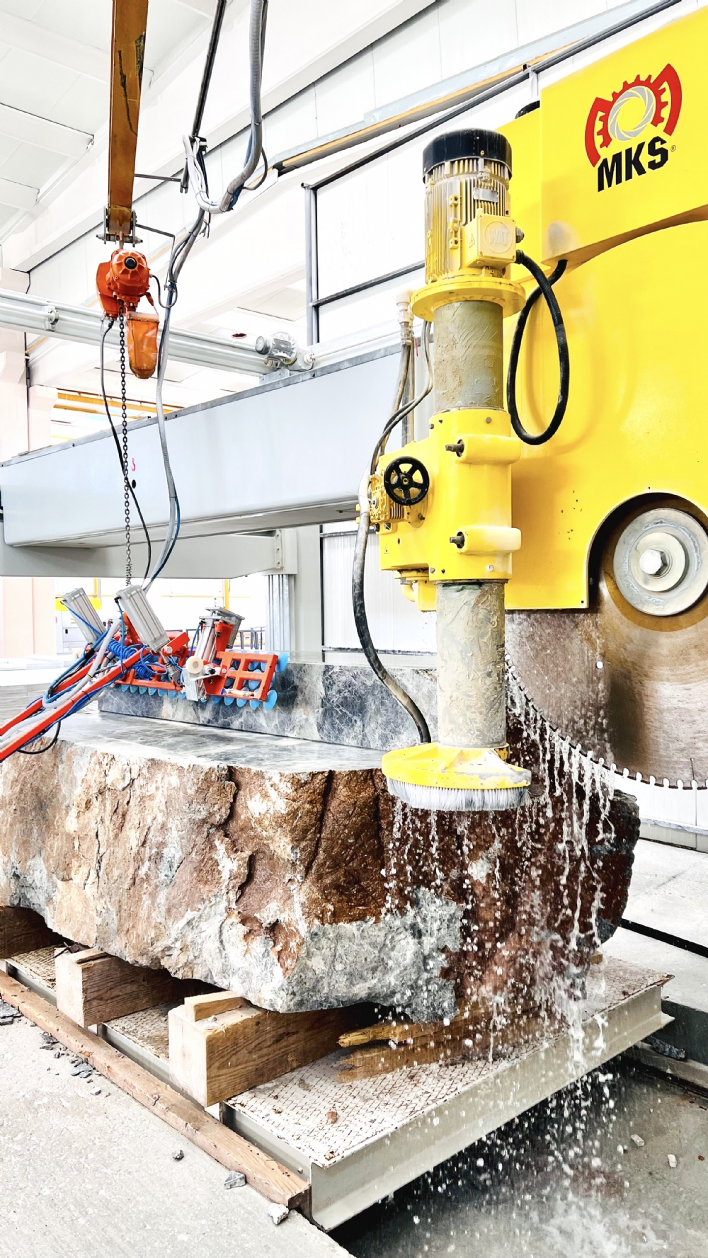 Block Cutter ST 1800 | MKS Machinery Marble Granite Travertine Cutting ...